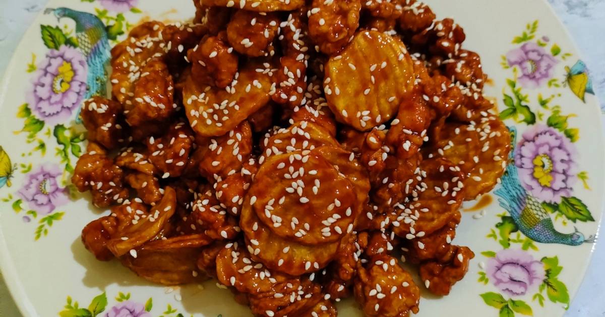 Resep Chicken Potato Cha Cha Cha oleh ️Bunda Lia ️ - Cookpad