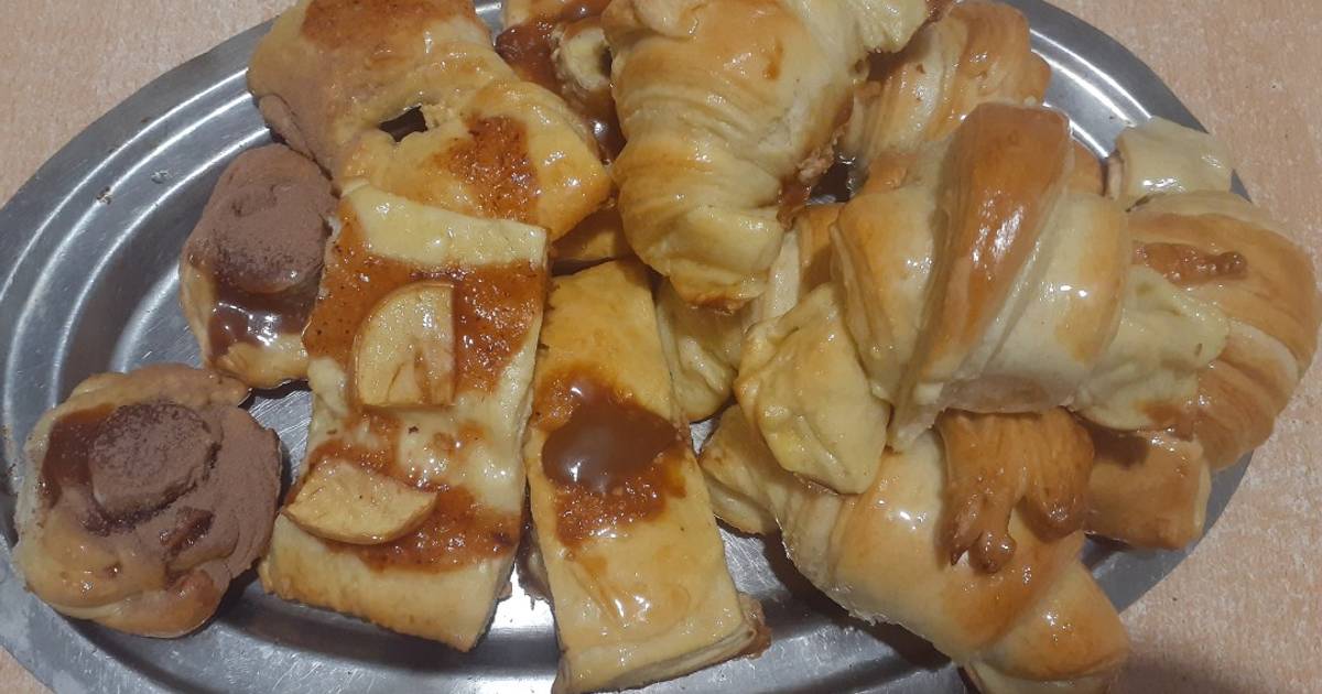 Facturas con crema pastelera y aceite - 94 recetas caseras- Cookpad