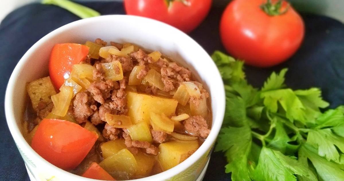 Resep Sup Hamburger Daging Giling🍲 oleh Tata My Beloved - Cookpad