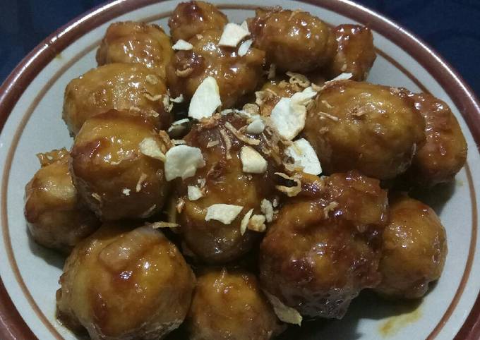 Resep Pentol bumbu kecap oleh U & Me - Cookpad