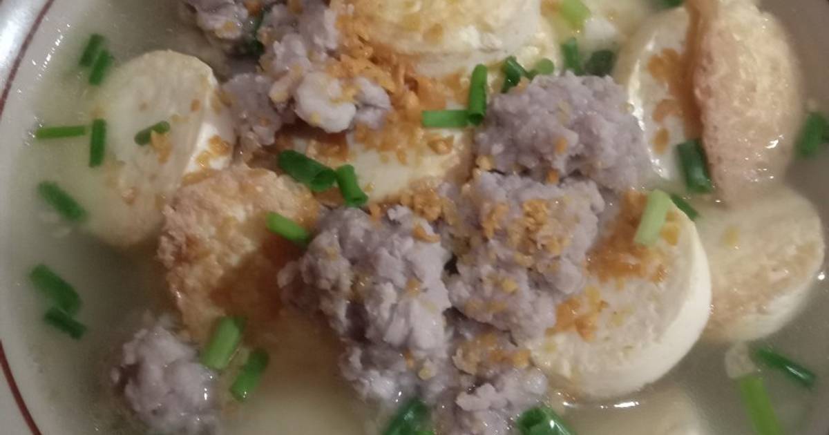 29 resep sop tofu segar enak dan mudah - Cookpad
