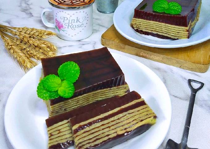 Resep Puding Milo Crackers oleh Bunda Ela - Cookpad