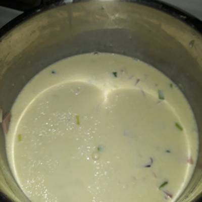 Salsa de de crema al verdeo Receta de Baking La'merica- Cookpad