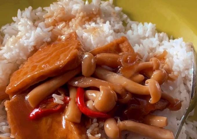Resep Tahu jamur shimeji oleh Neng Zhean - Cookpad