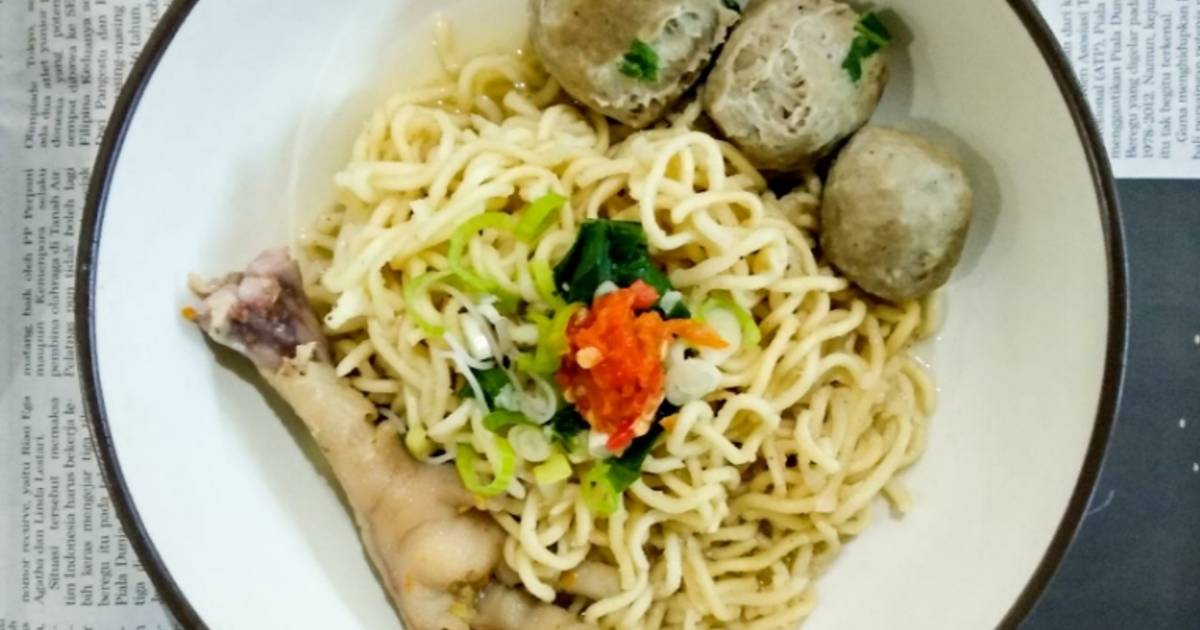 531 resep mie bakso ceker enak dan sederhana ala rumahan - Cookpad