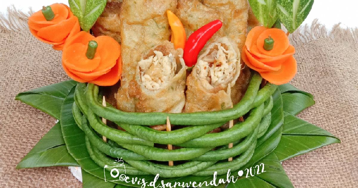 Resep Membuat Hiasan Keranjang dari Sayur-sayuran oleh Evis Dewi ...