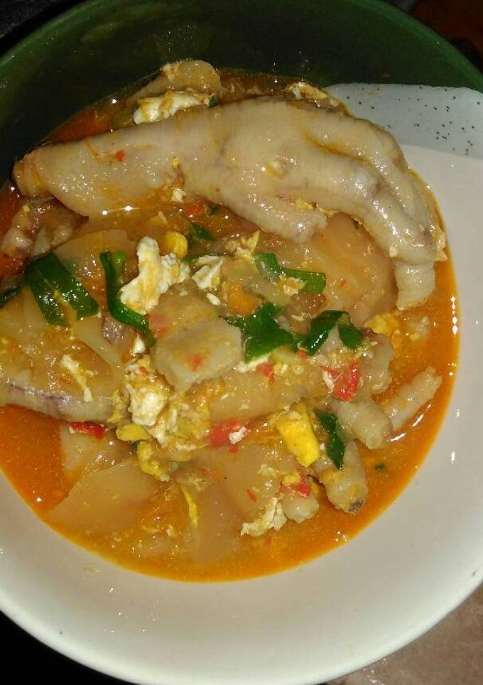 Resep Seblak Ceker Pedas oleh Dewi Putri Hestiani - Cookpad