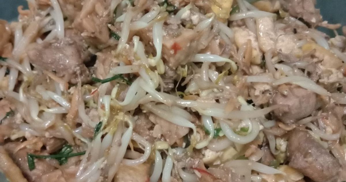 Resep ayam tempe taoge rumahan enak dan mudah - Cookpad