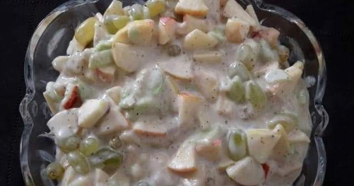 Cream Fruit Chaat Recipe by syedas kitchan - Cookpad