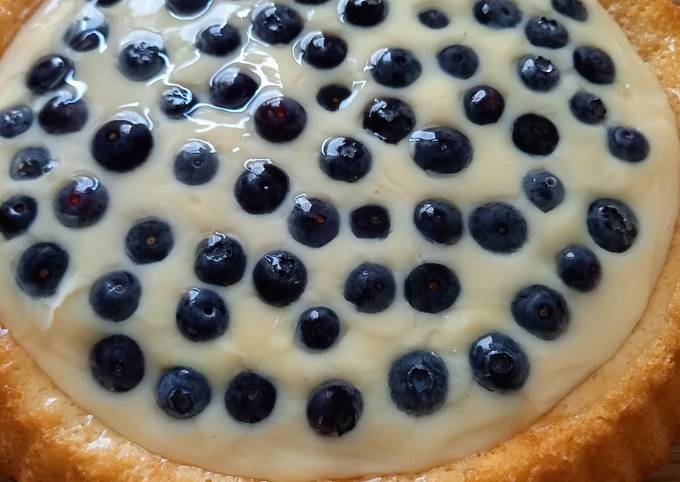 Gyümölcstorta áfonyával 🥧 🫐 | Dia receptje - Cookpad receptek
