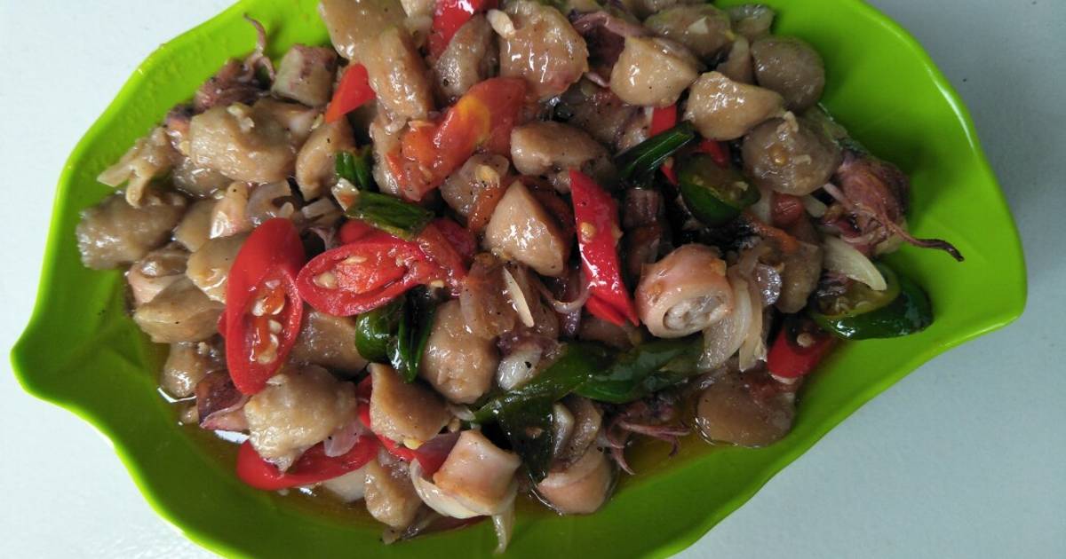 162 resep tumis cumi bakso enak dan mudah - Cookpad