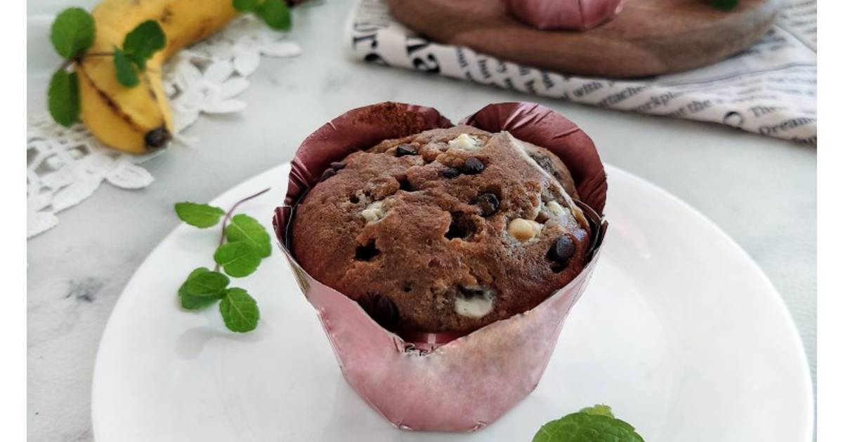 Resep Muffin Pisang Coklat oleh Tyas yodha - Cookpad