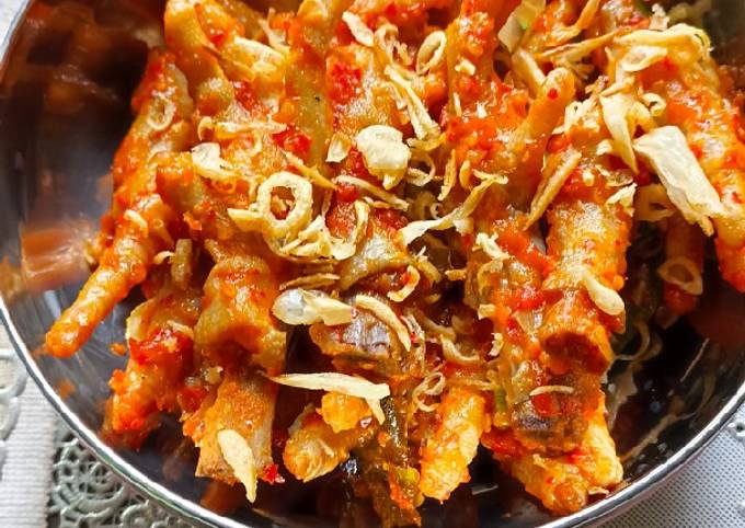 Resep Ceker Mercon oleh Dien Nurani Rahayu - Cookpad