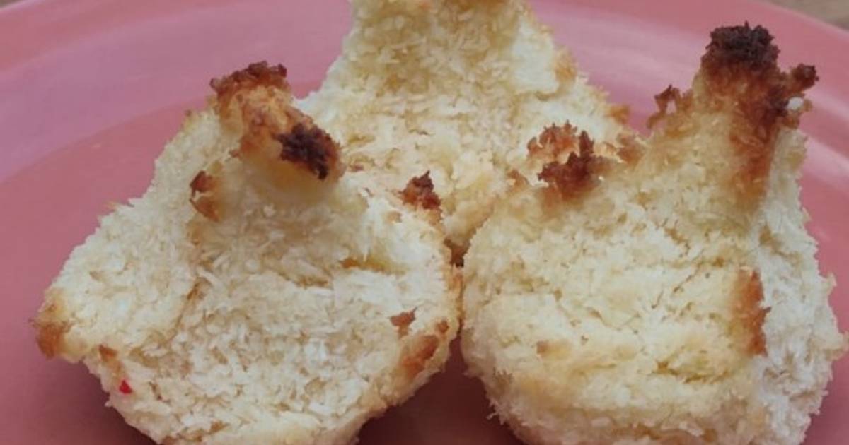 Coquitos y Volcanes de coco rellenos Receta de Mimi Moreno- Cookpad