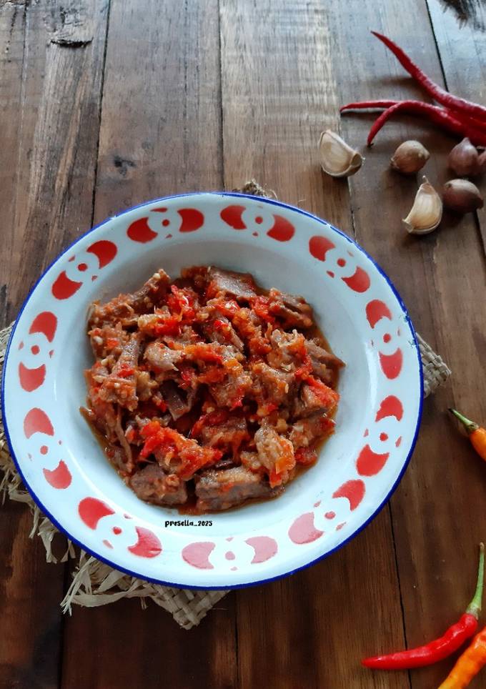 Resep Sambal Goreng Daging oleh Presella - Cookpad