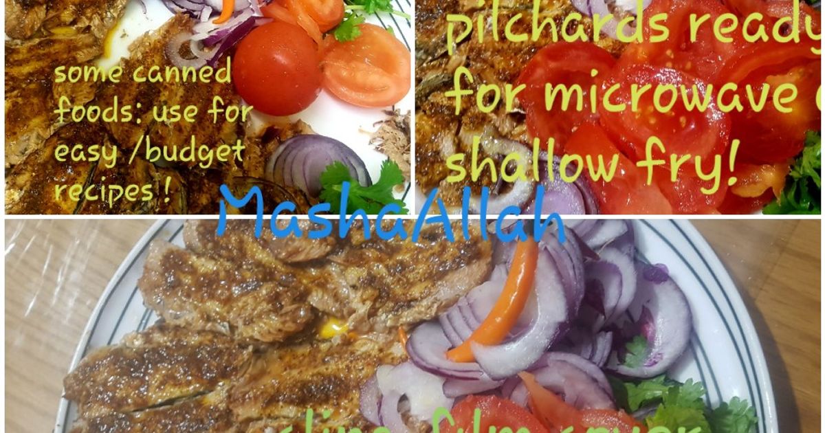Qwick /Convenience Pilchards Recipe! Recipe by Umluq Mohamed - Cookpad