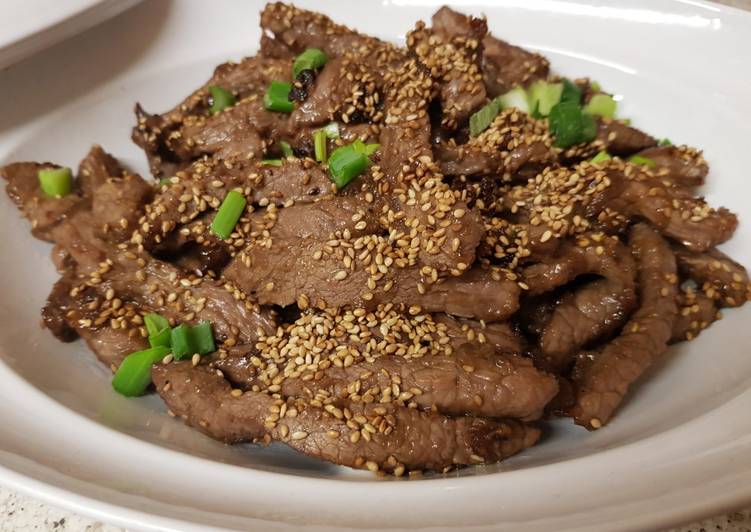 Step-by-Step Guide to Prepare Perfect My Crispy Sweet Chilli Beef Salad ...
