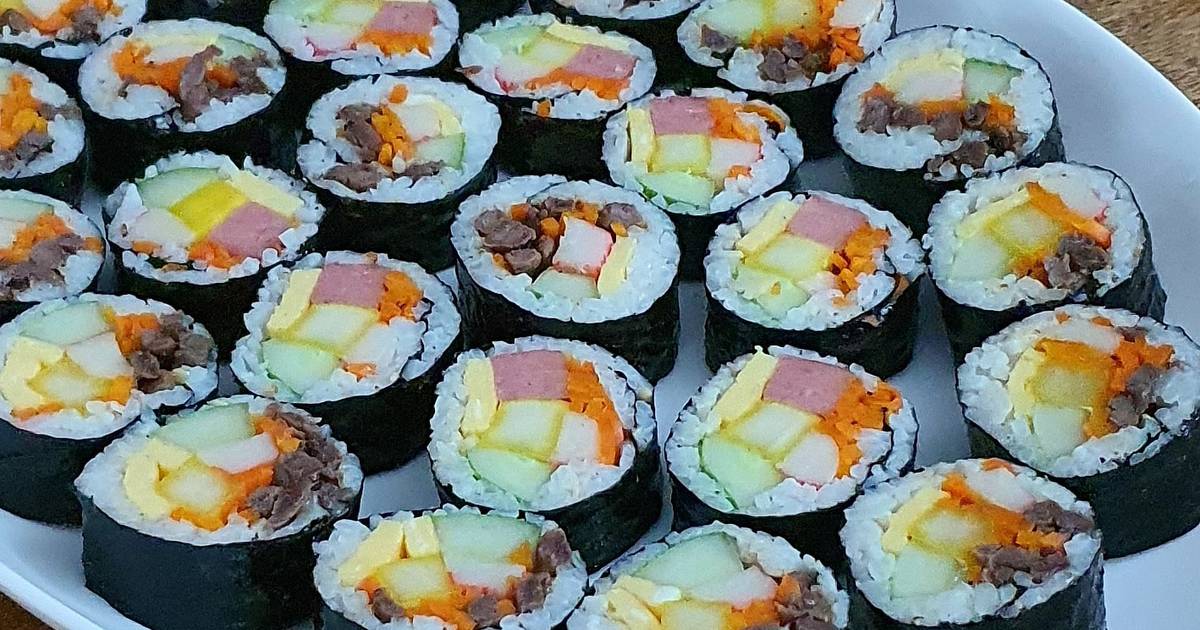 577 resep kimbab enak dan sederhana ala rumahan - Cookpad