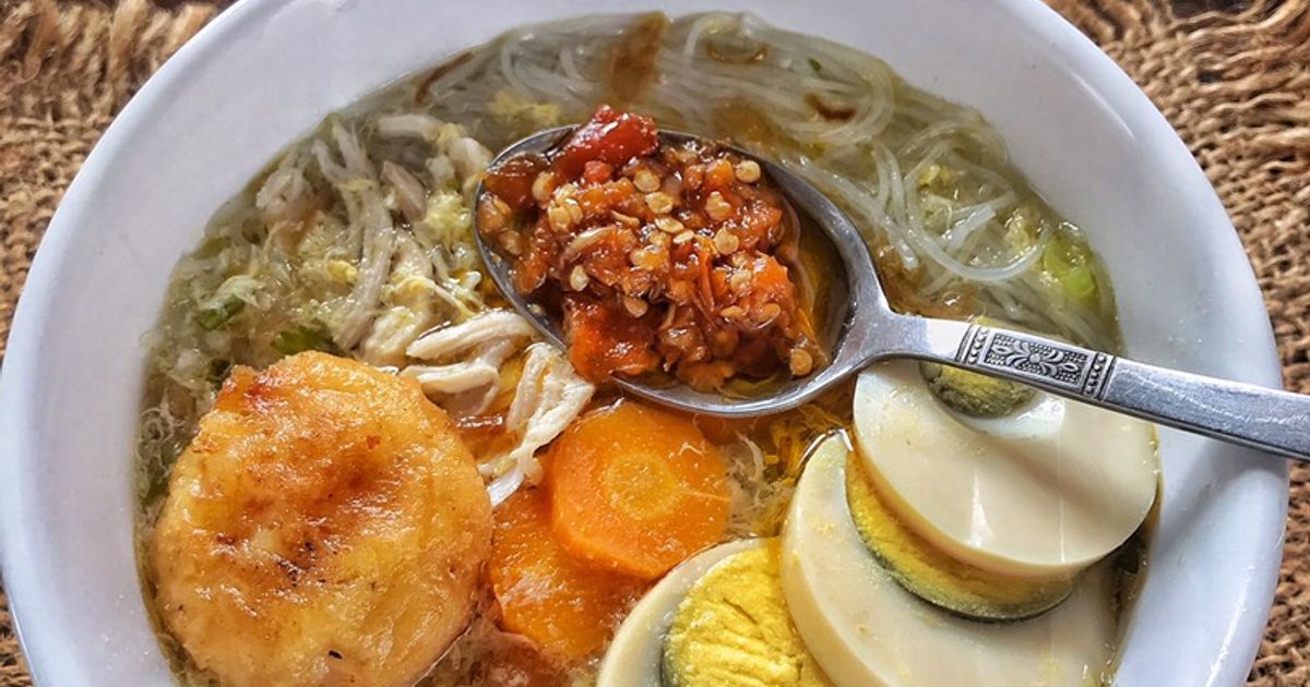 Resep soto simple banjar rumahan enak dan mudah - Cookpad