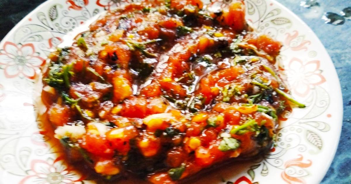 टोमॅटोचा कुचला रेसिपी Preeti V. Salvi द्वारे - Cookpad