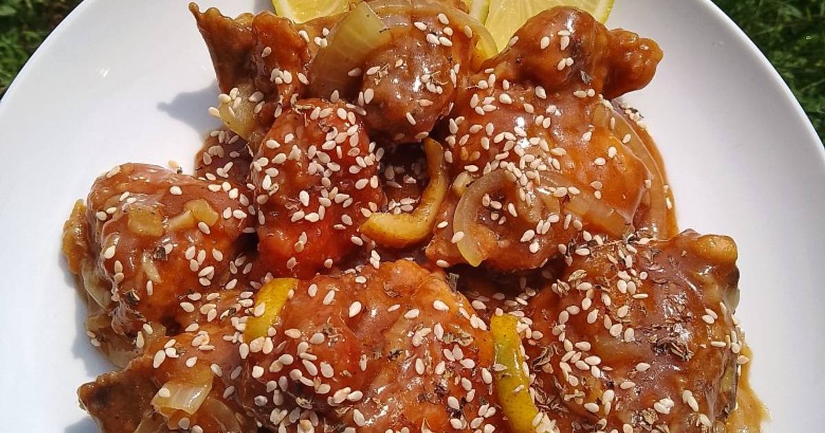 Resep Ayam saus Lemon oleh Intanwarningsih - Cookpad