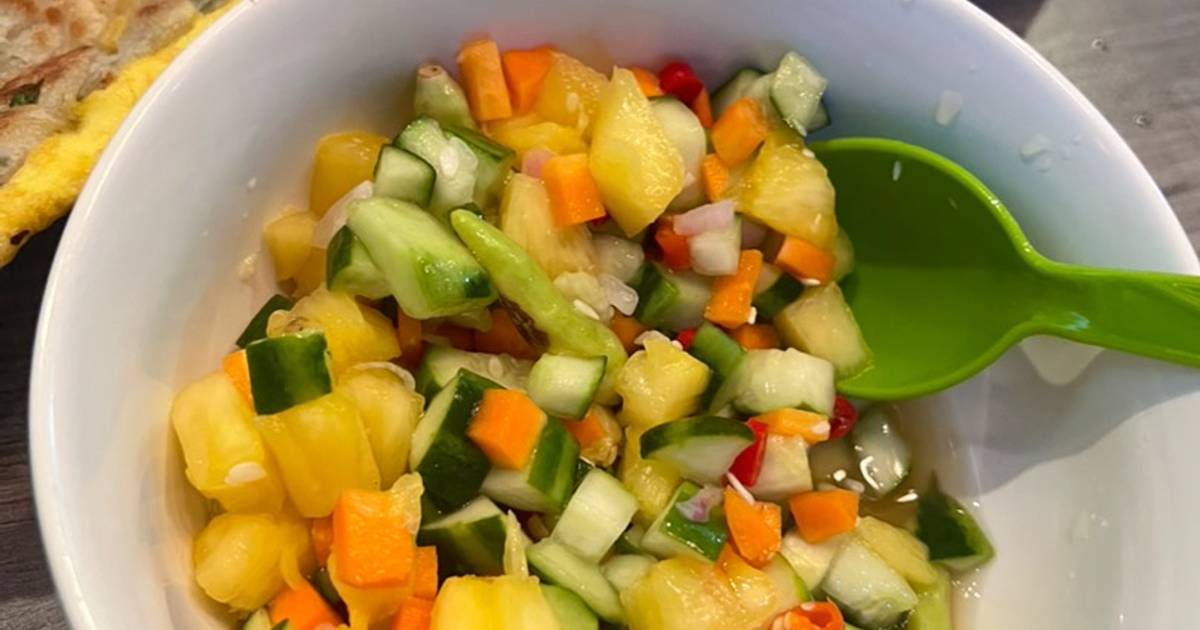 Resep Acar Timun dan Nanas oleh Mrs. Happhy - Cookpad