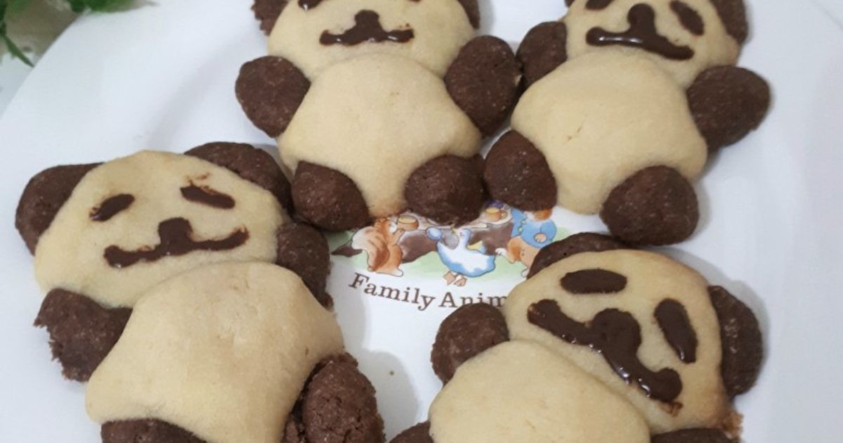 Panda Cookies Recipe By Momo99