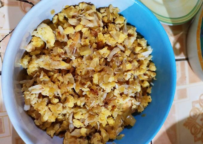 Resep Orek telor daging kepiting oleh linni chan - Cookpad