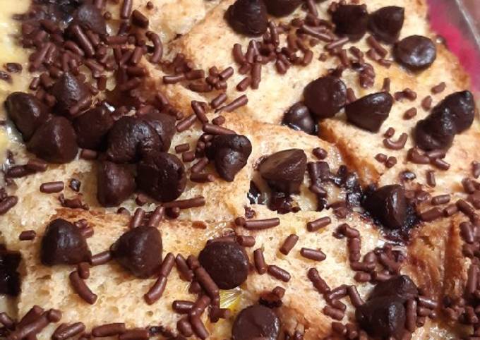 Resep Puding pisang roti tawar gandum oleh noeryationggowarsito - Cookpad