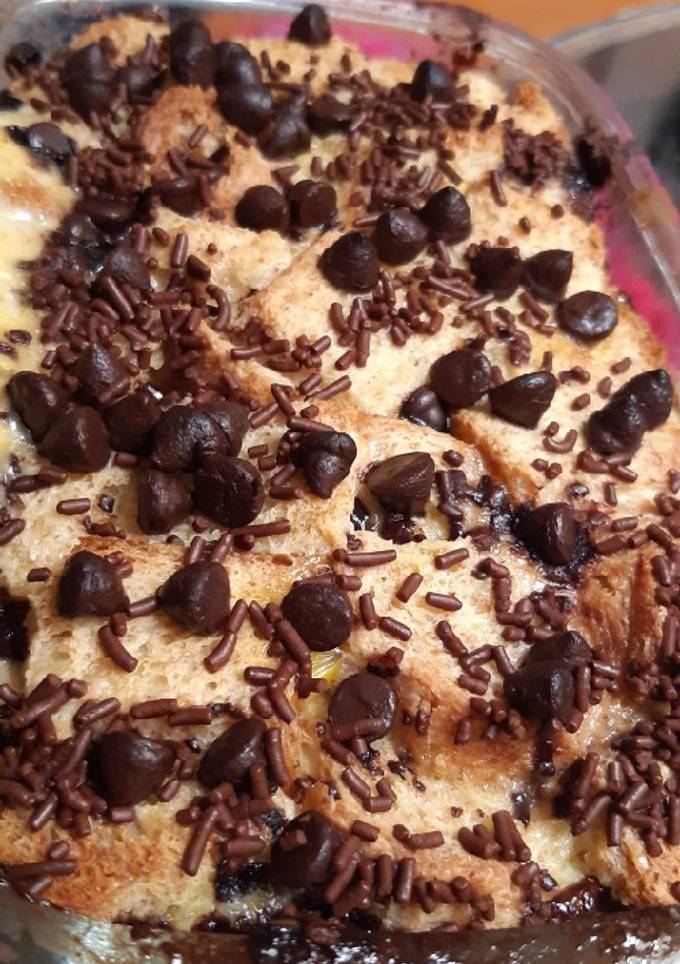 Resep Puding pisang roti tawar gandum oleh noeryationggowarsito - Cookpad