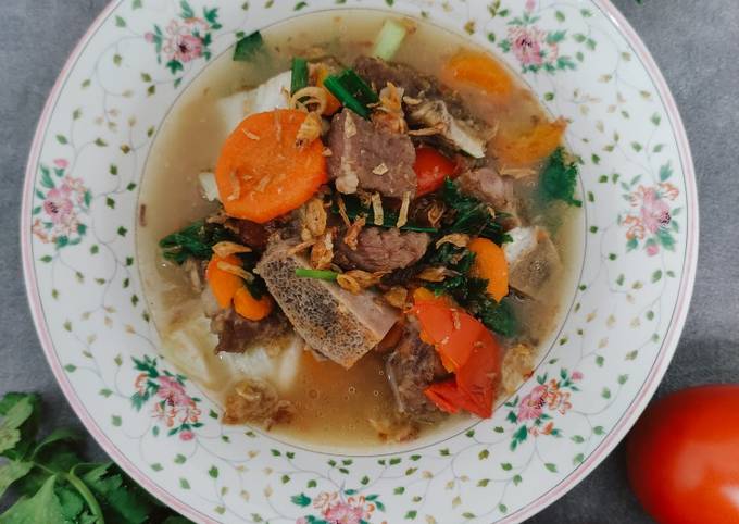 Resep Sop Iga Sapi (Daging Empuk) oleh Christa - Cookpad