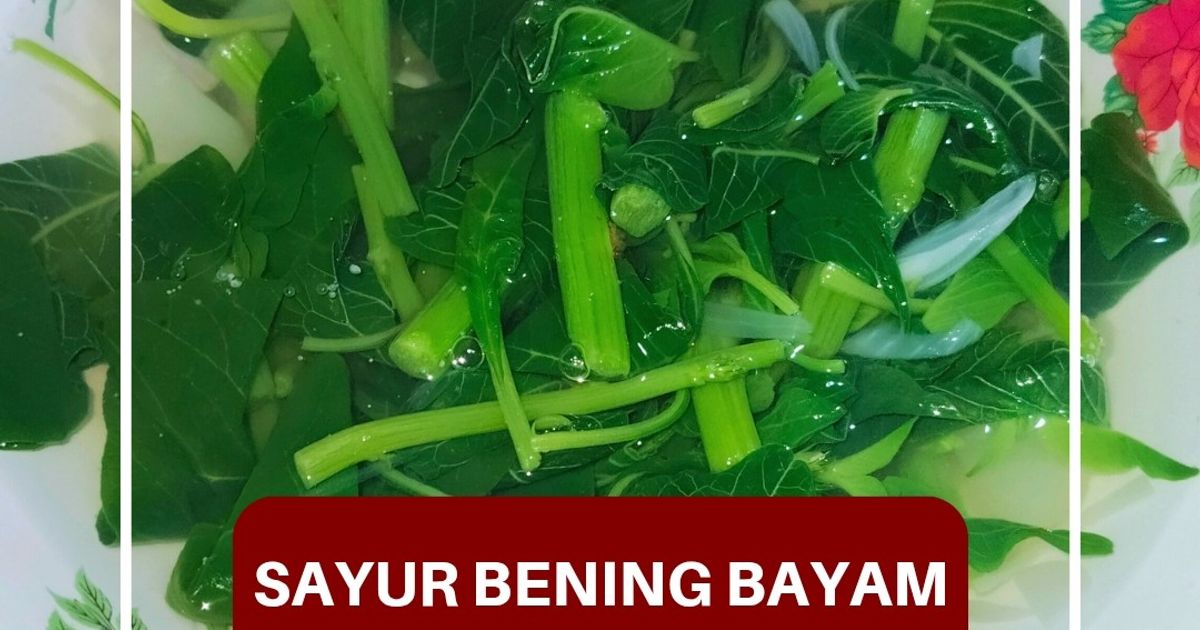 Resep Sayur Bening Bayam Dan Lodrong (Labu Air) oleh ianatur - Cookpad