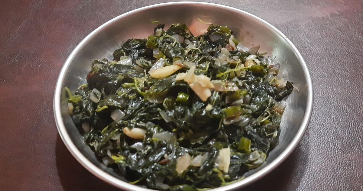 तांदुळजा (चवळी)पालेभाजी (Tandulja Palebhaji Recipe In Marathi) रेसिपी ...