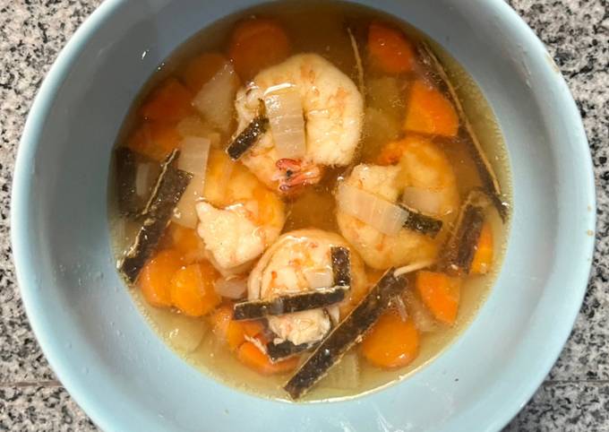Resep Sup Udang Rumput Laut (versi MPASI/anak2) oleh Sheila Suryadi ...