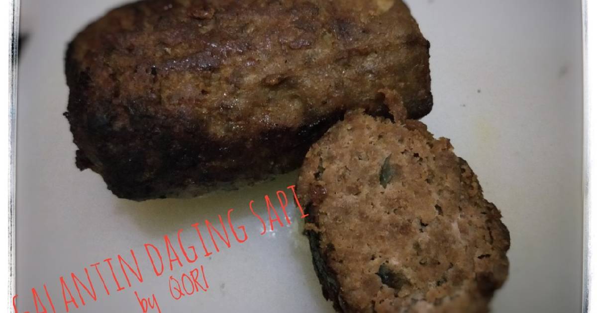 42 resep galantin sapi butter enak dan mudah - Cookpad