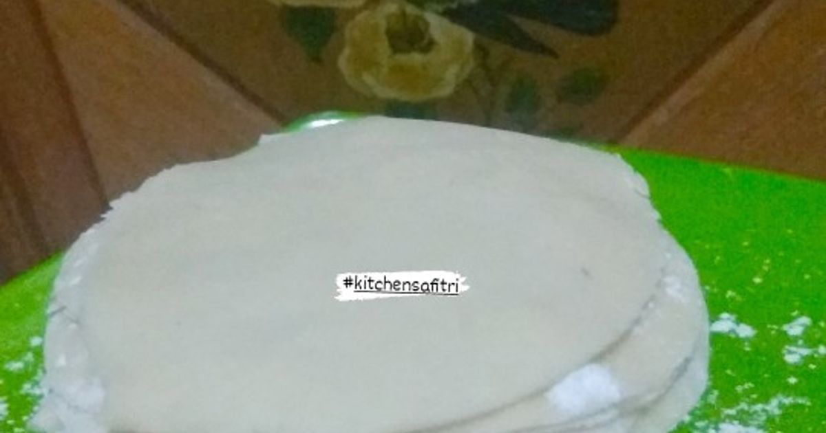 Resep aci kulit pangsit rebus rumahan enak dan mudah - Cookpad