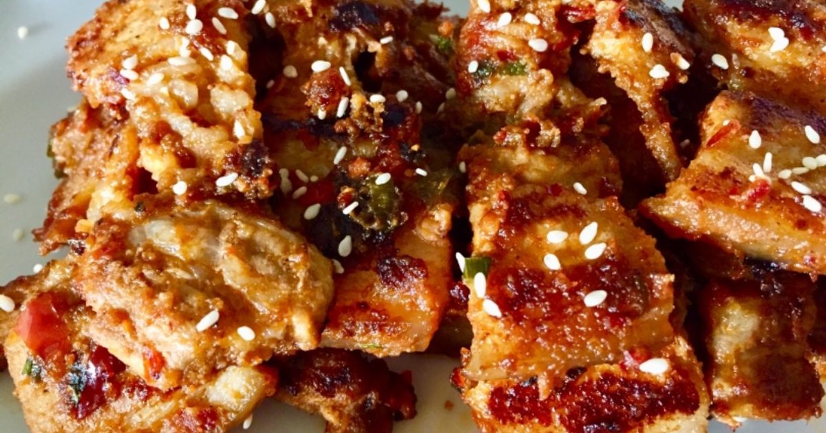 Daeji Bulgogi Koreanischer Schweinebauch Rezept von Lin's Kueche - Cookpad