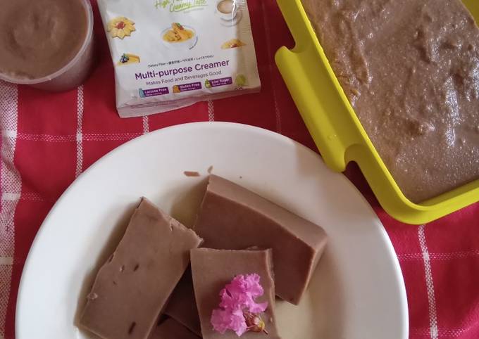 Resep Puding Roti Tawar Coklat Fiber Creme Oleh Siva Alesha Kitchen