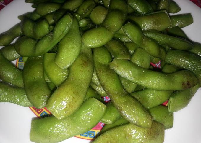Resep Pan Roasted (Yaki) Edamame oleh Sanni - Cookpad