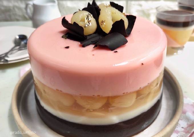 Resep PUDDING 3 RASA (Strawberry, lychee, coklat) oleh Nadia Santoso ...