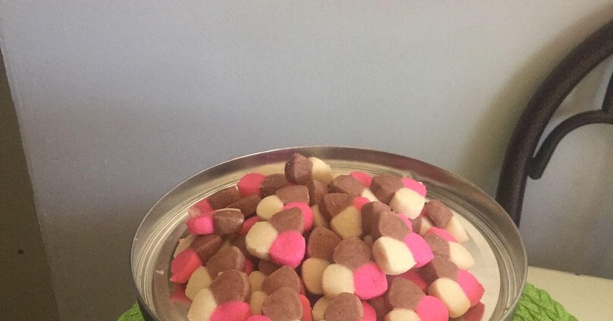 Galletas Tricolor Receta de Ana Palomino- Cookpad