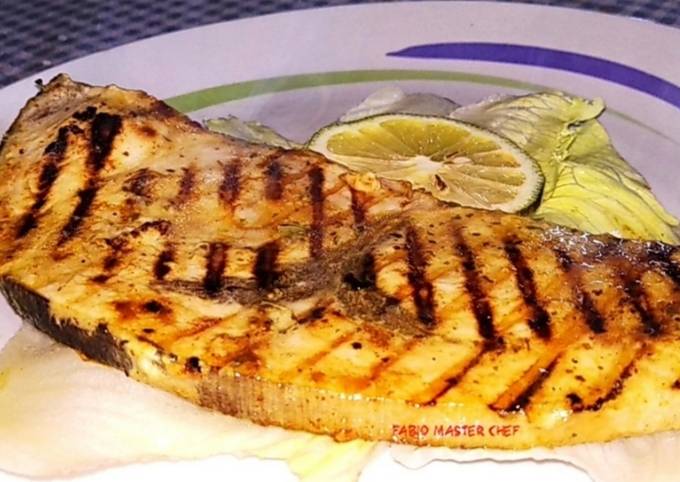 Ricetta Pesce Spada Arrostito con Limone di Fabio Del Buono - Cookpad