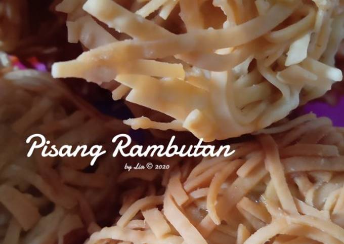 Resep Pisang Rambutan oleh Lia Ariani - Cookpad