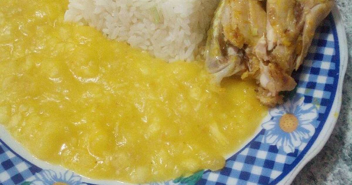 Puré de yuca con pollo Receta de Mercedes Huaman Flores- Cookpad