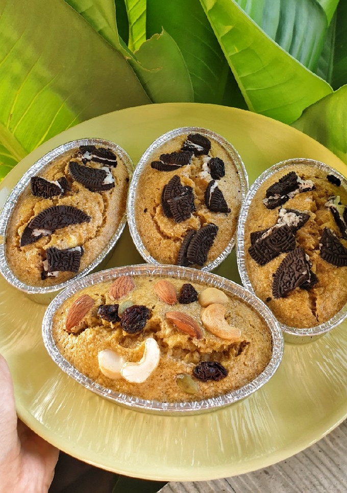 Banana Oat Cake Without Oil Or Sugar (Oven Baked) Recipe by BraBusKim