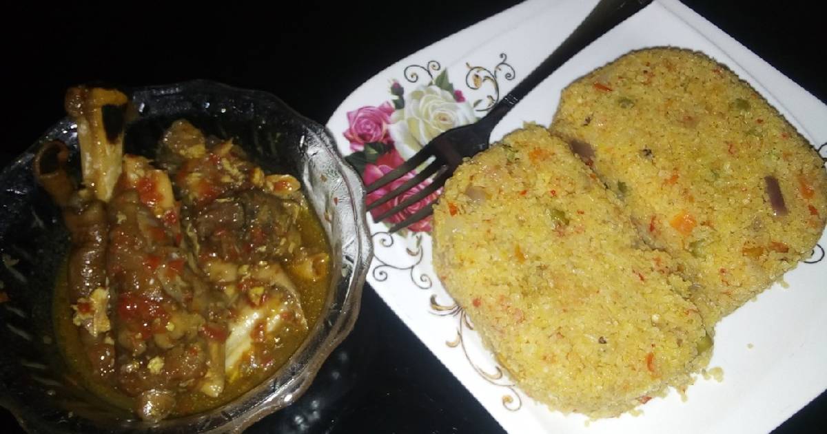 Danbun shinkafa with cow leg Recipe by The- Scrumptious Palace - Cookpad