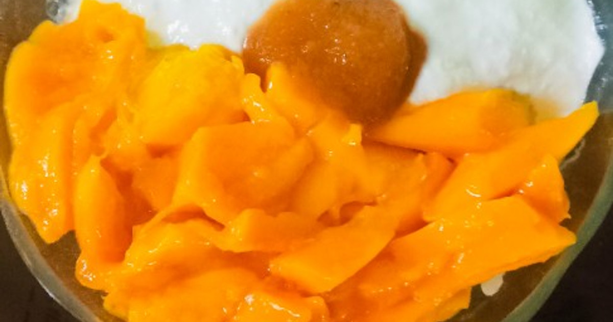 Chire Aam Doi (Dahi Poha With Mangoes) Recipe by Ankita - Cookpad