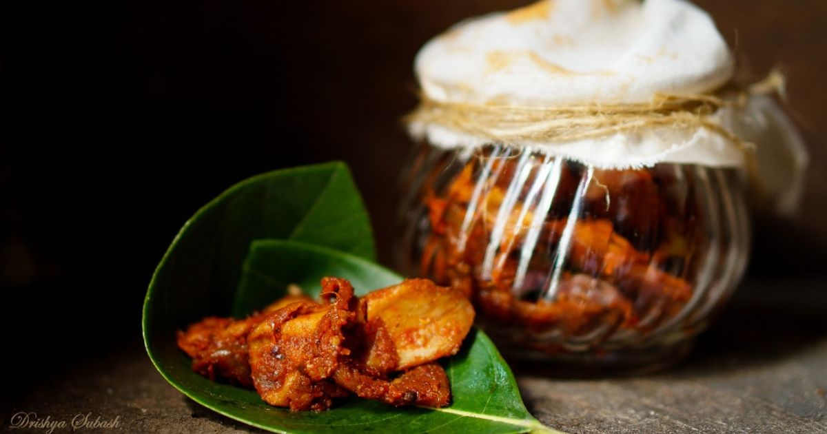 Sun Dried Mango Pickle [ Ada Manga Achar] Recipe by Drishya Subash ...
