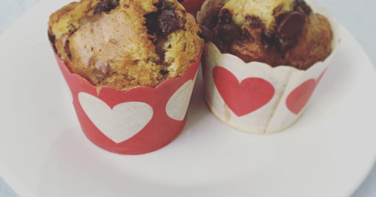 Banana Chocolate Chips Muffins Recipe by Erica Leung - Cookpad