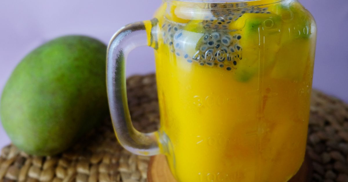 Resep Es Mangga Seger Dengan Lemon oleh Puspitasari Anggradewi - Cookpad